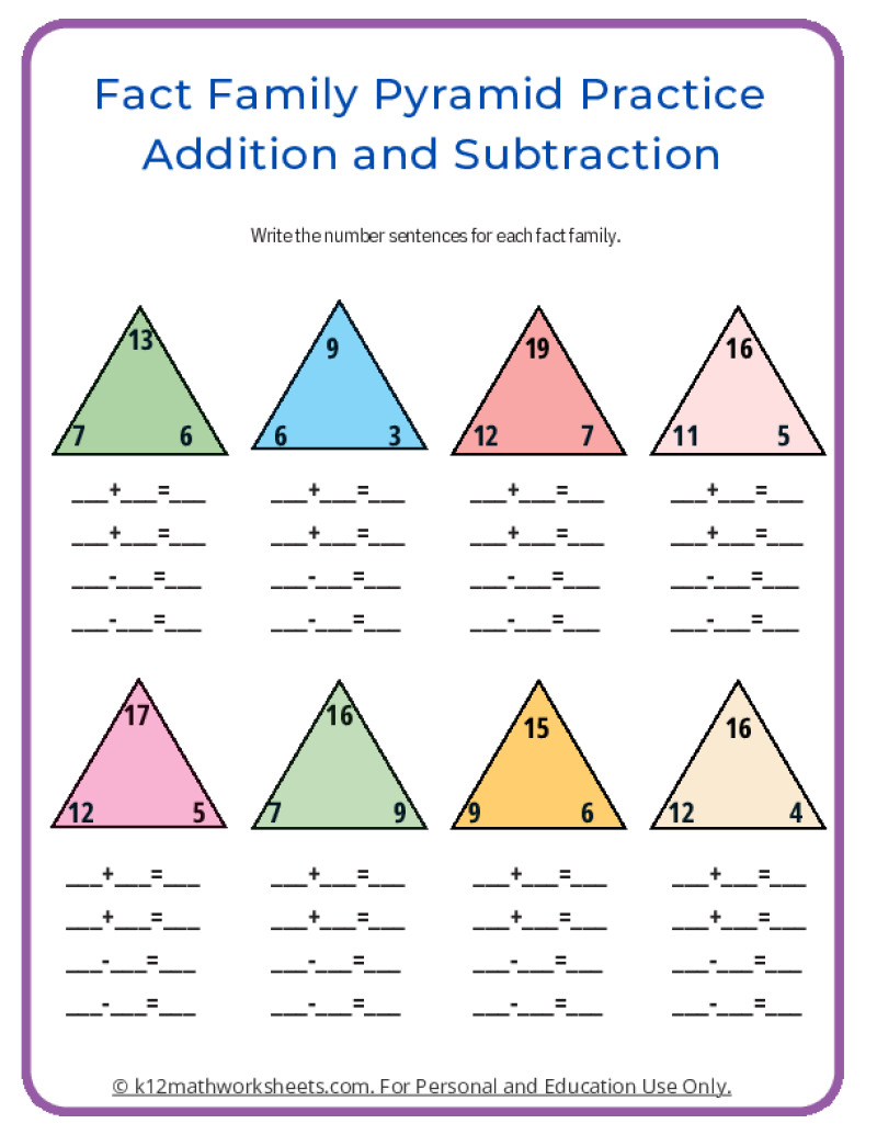 Fact Families Fact Family Activity Christmas Math Craft For Christmas Fact Families Fact Family Activity Christmas Math Craft For Christmas