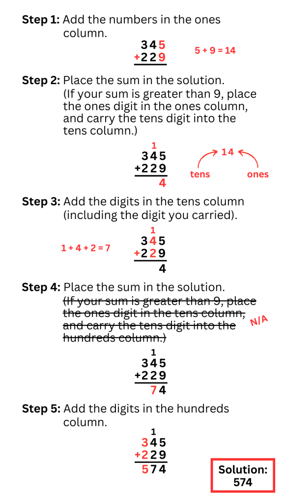 Triple Digit Addition with Regrouping - K12 Math Worksheets