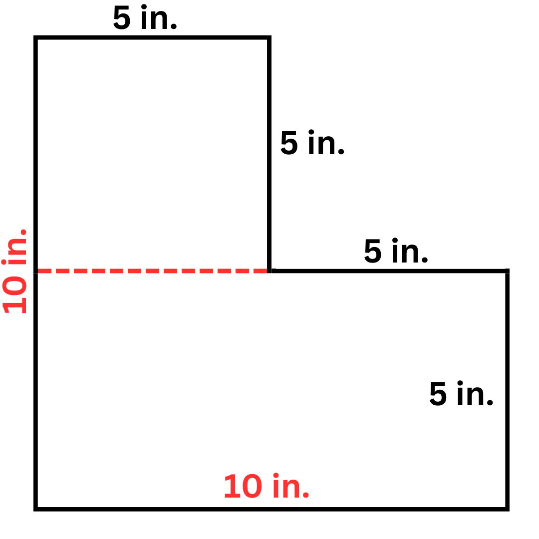 Area and Perimeter of Composite Shapes - K12 Math Worksheets