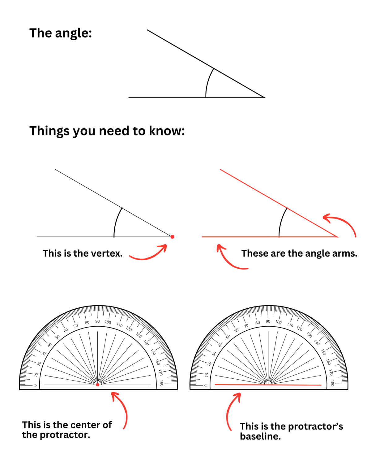Classify and Measure Angles - K12 Math Worksheets