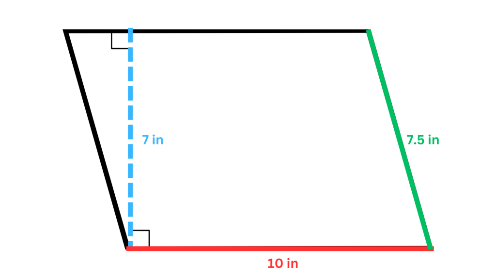 Area and Perimeter of Parallelograms - K12 Math Worksheets