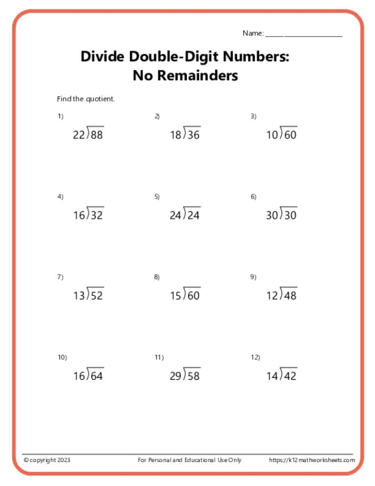 Worksheets Archive - Page 12 of 25 - K12 Math Worksheets