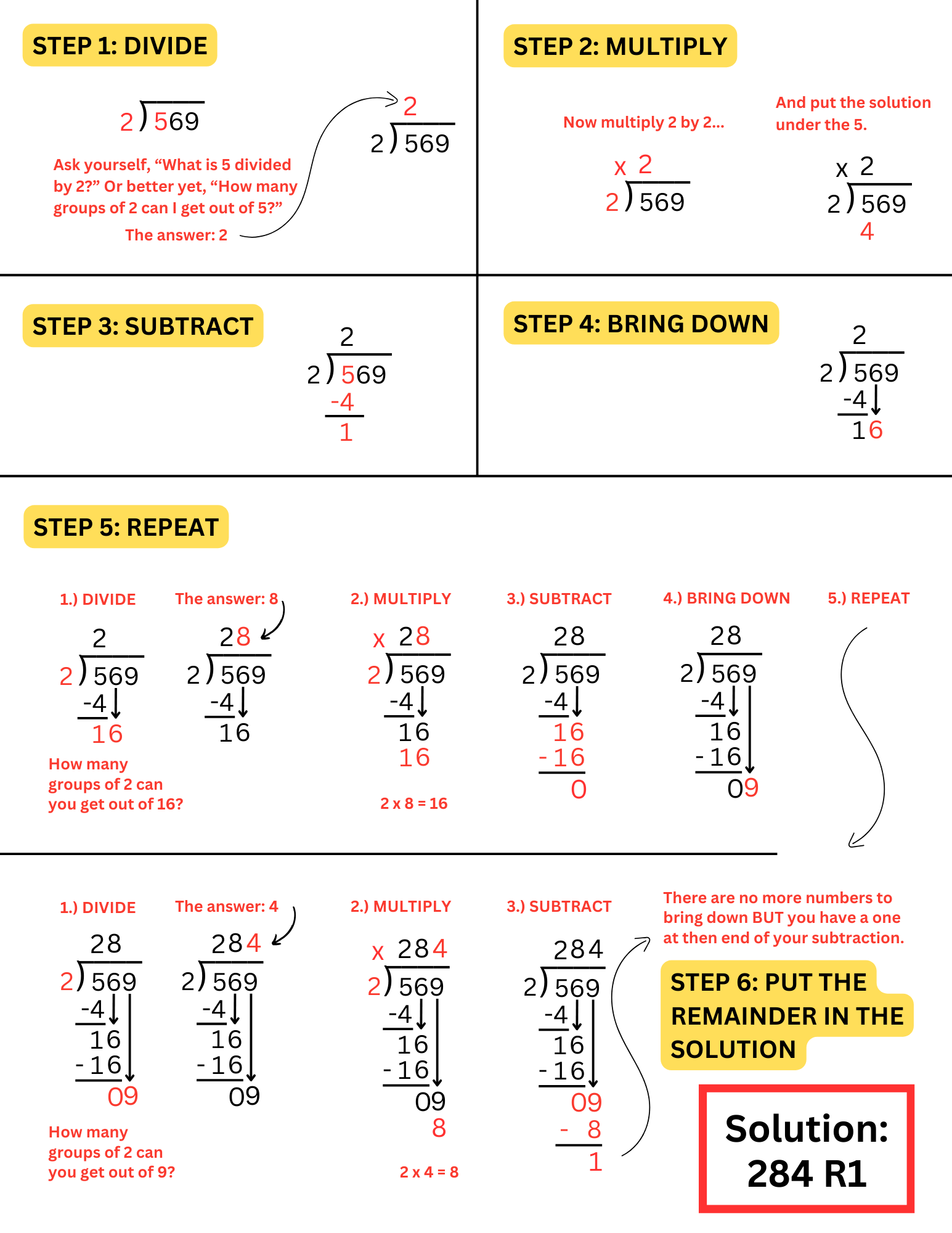 Triple-Digit Division - K12 Math Worksheets