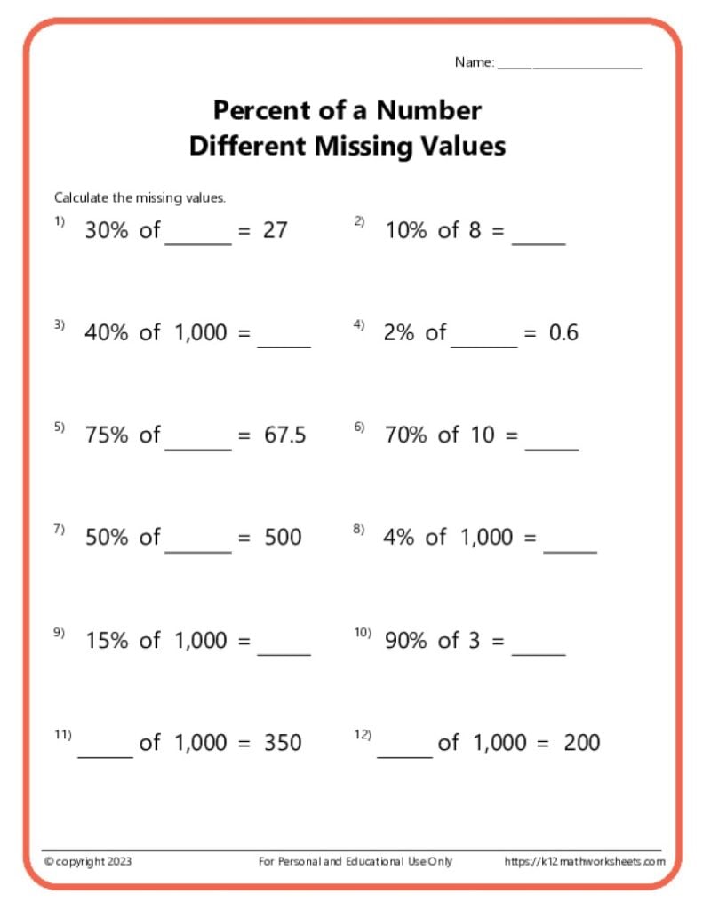 Worksheets Archive K12 Math Worksheets