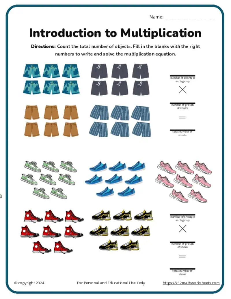 2nd Grade Multiplication Worksheets 2nd Grade Multiplication Worksheets