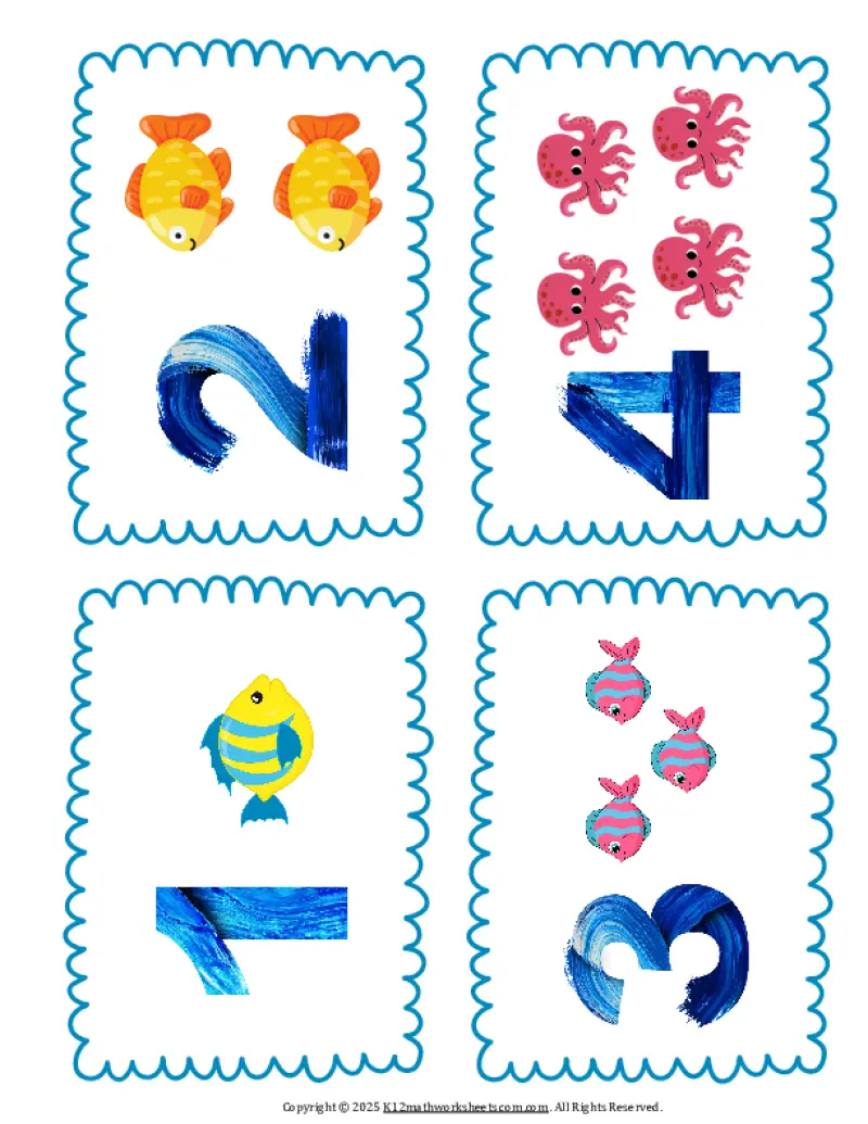 Preschool Number Flash Cards | Printable PDFs